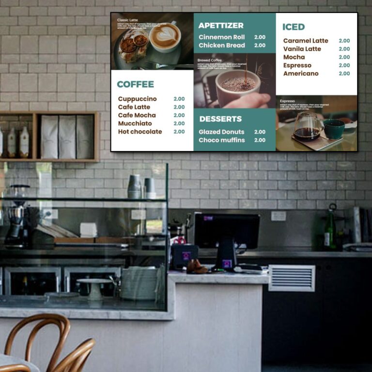 Enhance Your Coffee Shop with Digital Menu Boards like Starbucks