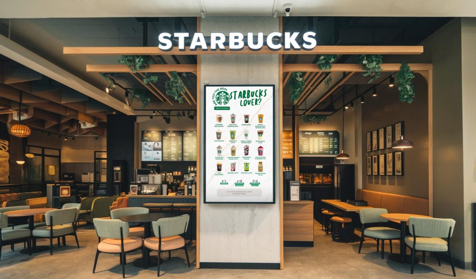 Enhance Your Coffee Shop with Digital Menu Boards like Starbucks