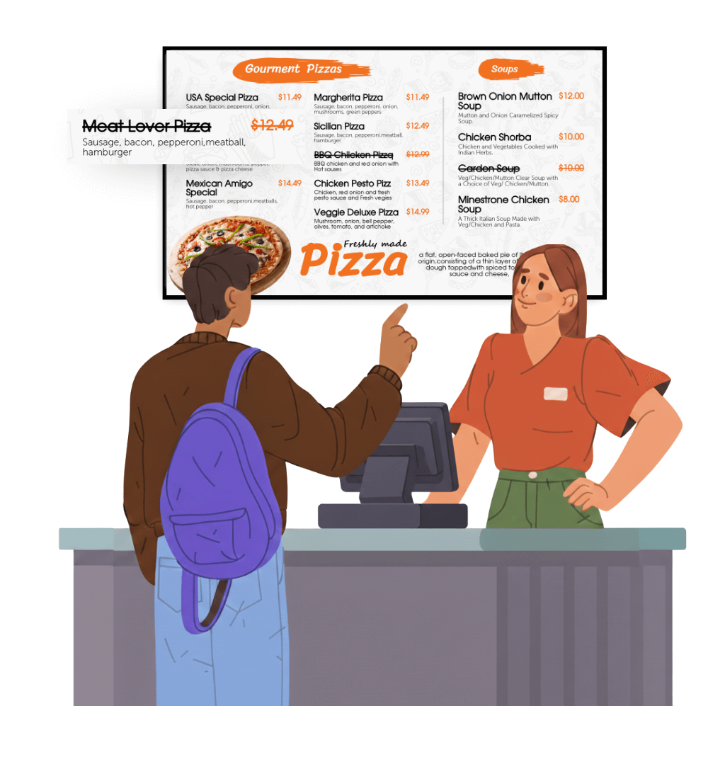 How to Use TV Screen Menu Boards Effectively in Your Restaurant